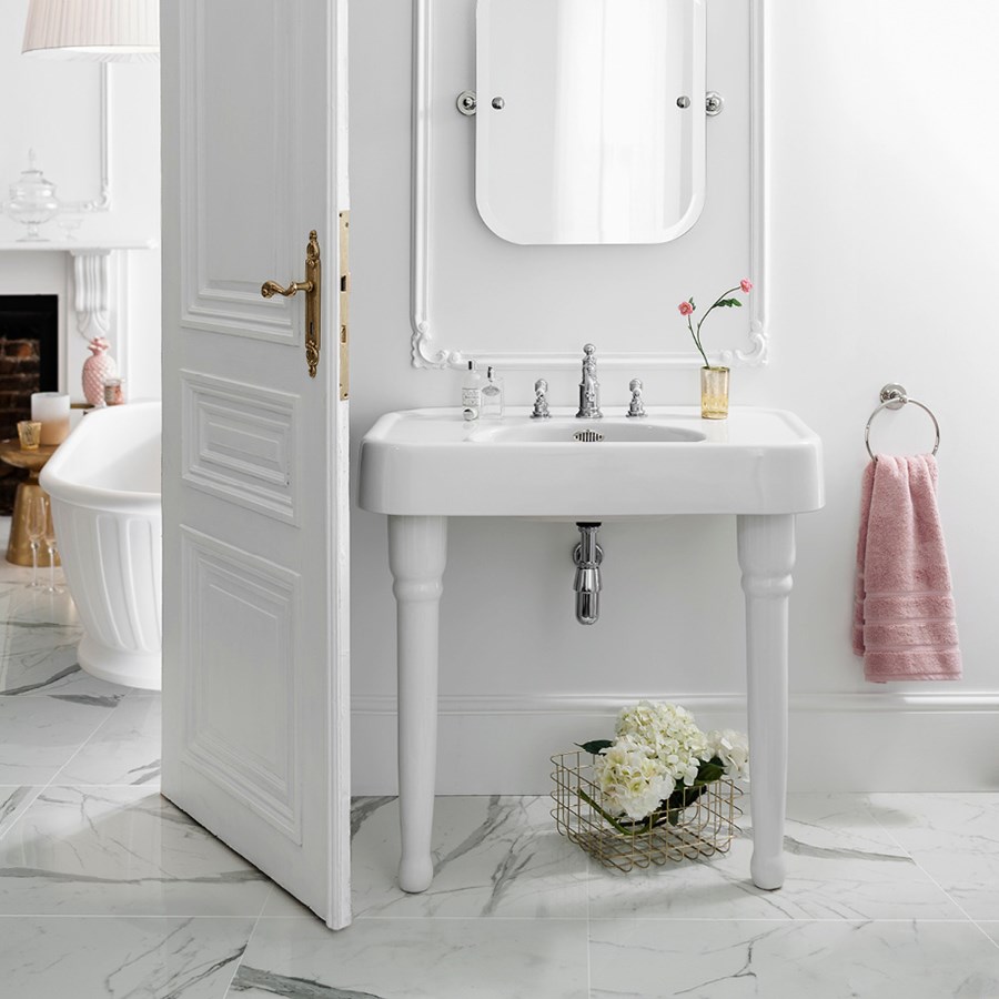 Arcade 36” Basin Console Set with Legs| Luxury bathrooms, Crosswater ...