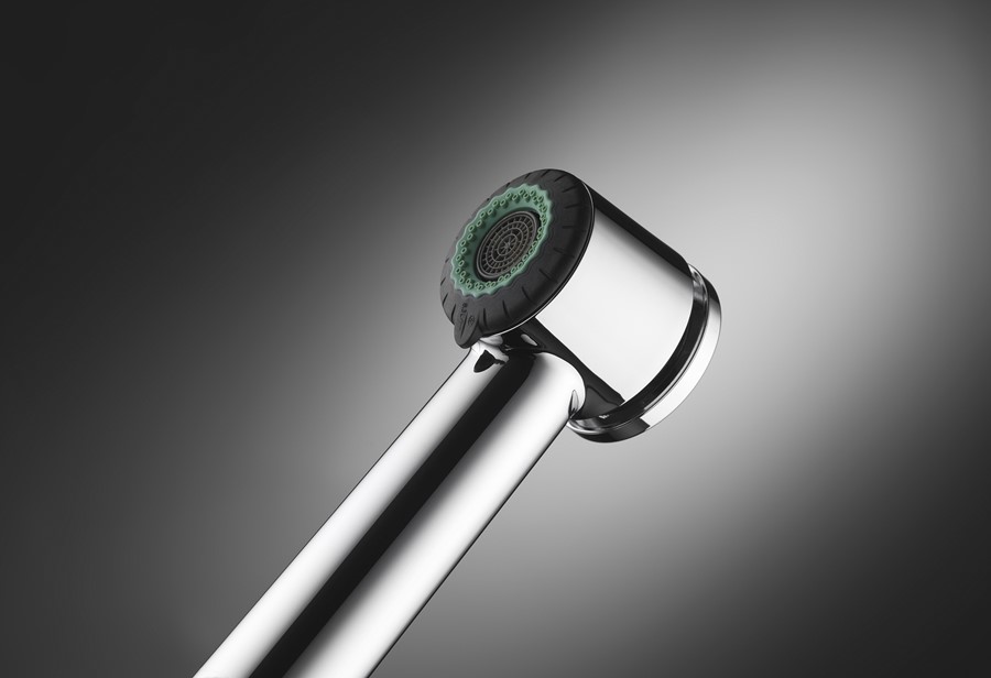 KWC Luna E Single-hole Kitchen Faucet with pull-out Spray - Top Lever ...