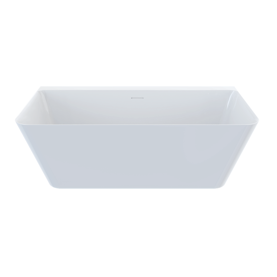 Taos Back-to-Wall Bathtub with Integral Overflow (Taos Back-to-Wall ...