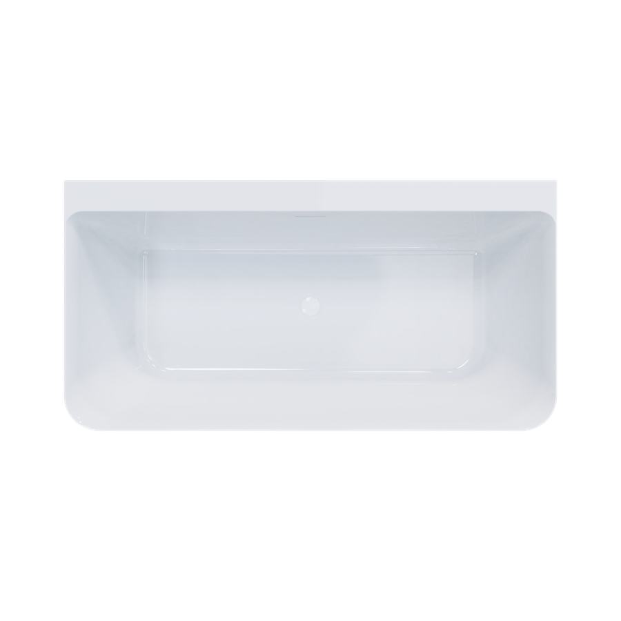 Taos Back-to-Wall Bathtub with Integral Overflow (Taos Back-to-Wall ...