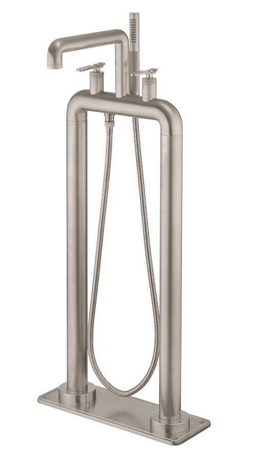 UNION Floor Mount Tub Filler with Lever Handle | Luxury bathrooms ...